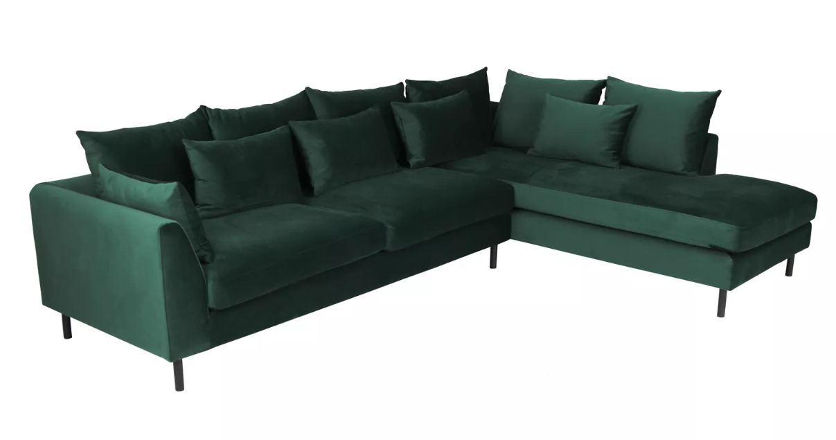 Green Corner Sofas for Calm and Stylish Interiors