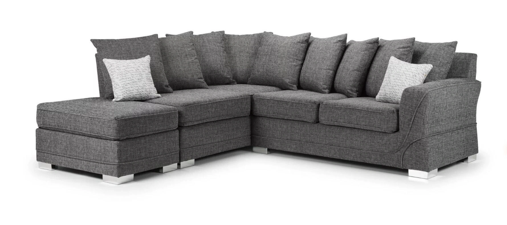 New York Corner Sofa Bed Grey Lisbon Grey - Furniture Story Online Store